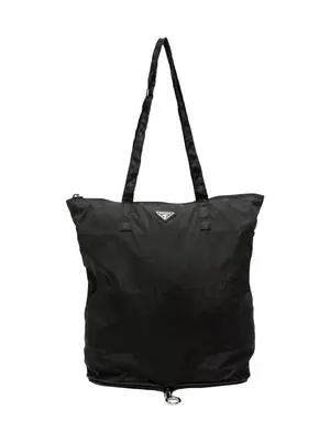 Prada Saffiano Calf Leather Make-up Bag - Black