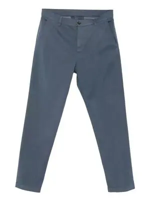 Canali Straight-leg Chino Trousers - Blue