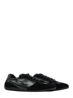 Karl Lagerfeld Altia Panelled Sneakers - Black