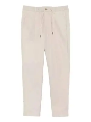 Herno Drawstring Pleated Trousers - Neutrals