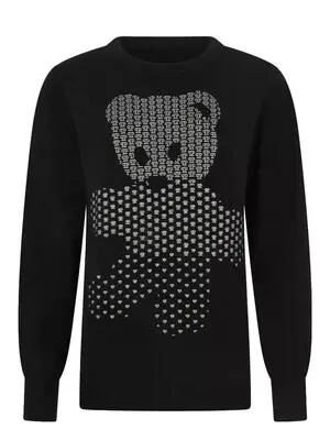 Philipp Plein Teddy Crystal-embellished Sweater - Black