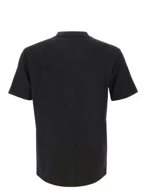 EA7 Metallic Logo-plaque T-shirt - Black