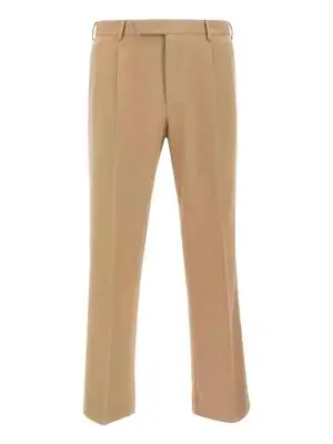 PT TORINO Quindici Pleated Tailored Trousers - Brown