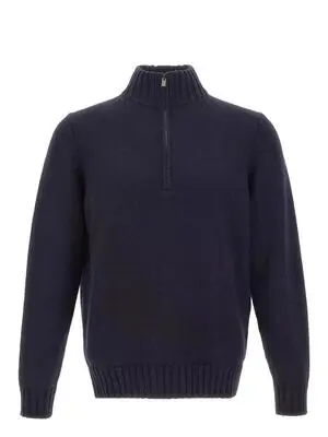 FILIPPO DE LAURENTIIS Wool Turtleneck Sweater - Blue