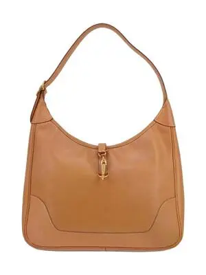 Hermès Hermès 1993 Trim Courchevel Shoulder Bag Brown