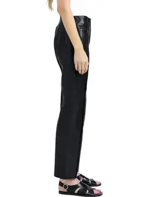 Proenza Schouler White Label Isadora Leather Pants - Black