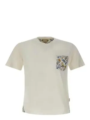 BOB Beach Paisley-pocket T-shirt - Neutrals