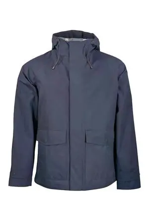 SAVE THE DUCK Hooded Cotton Parka - Blue