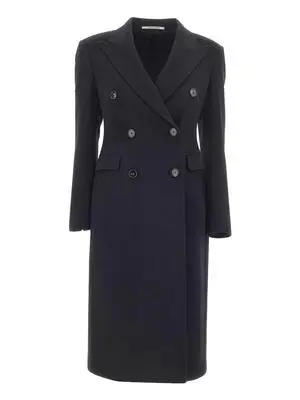 Tagliatore Meriel Double-breasted Coat - Black