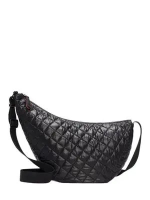 Mz Wallace Metro Smile Quilted Crossbody Bag - Black