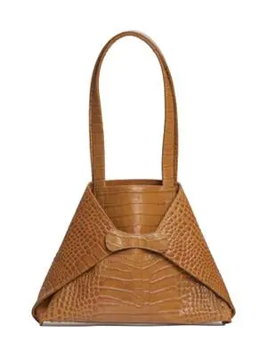 HESTER VAN EEGHEN Megastar Croco Tote - Black