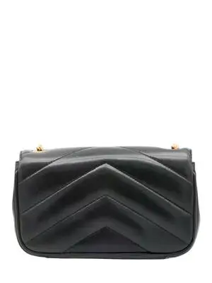 Saint Laurent Loulou Quilted Leather Mini Shoulder Bag - Black