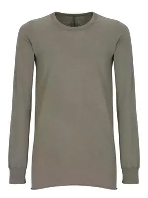 Rick Owens Raw-cut Long-sleeve Sweater - Grey