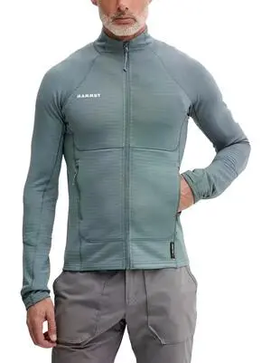 MAMMUT Logo-print Zip-up Sweatshirt - Blue