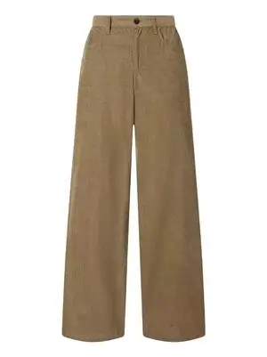THE ROW Eglitta Pants In Japanese Cotton Corduroy - Neutrals