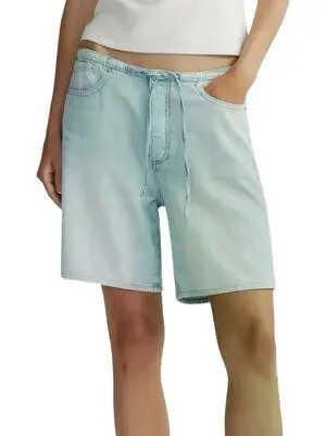 DL1961 DL1961 Drawstring Denim Shorts Blue