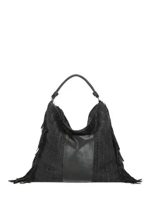 REPTILE'S HOUSE Vasia Braided Leather Tote Bag