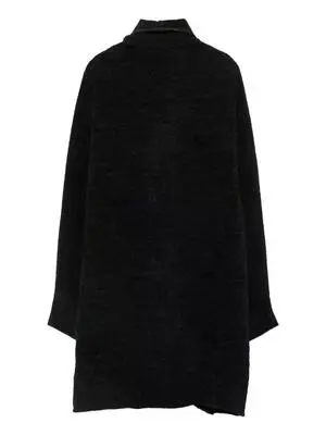 Roberto Cavalli 1970s Notched Lapel Coat - Black