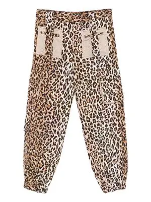 Dolce & Gabbana 2000s Leopard-print Cargo Pants - Brown