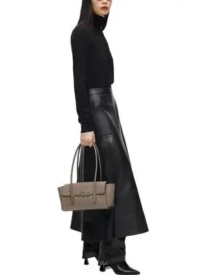 Karl Lagerfeld Karl Lagerfeld K/Signature Elongated Shoulder Bag Grey