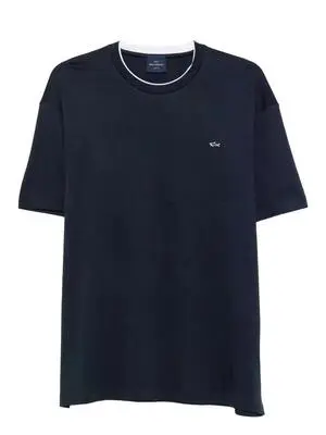 Paul & Shark Logo-patch Short-sleeve T-shirt - Blue
