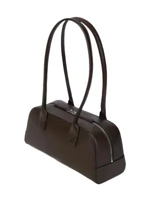 Karl Lagerfeld Elongated Zip Shoulder Bag - Brown