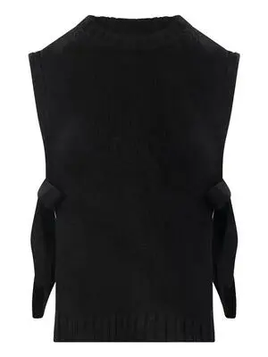 SOEUR Soeur Uzel Side-Tie Knitted Vest