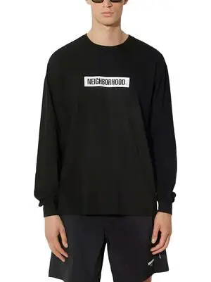NEIGHBORHOOD Logo-print Long-sleeved T-shirt - Black