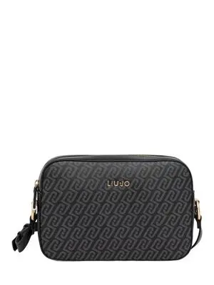 Liu Jo Monogram Crossbody Bag - Black