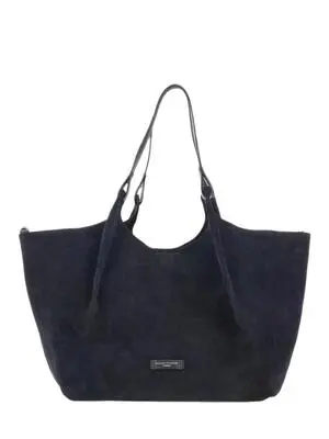 GIANNI CHIARINI Dua Suede Tote Bag - Blue