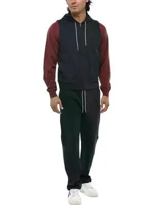 Corneliani Sleeveless Zip-up Hoodie - Blue