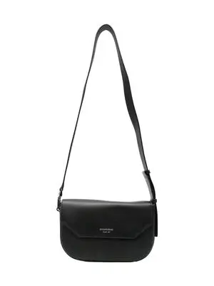 Emporio Armani Leather Crossbody Bag - Black