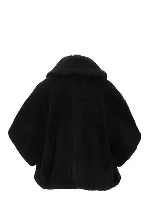 Max Mara Teddy Button-down Cape - Black