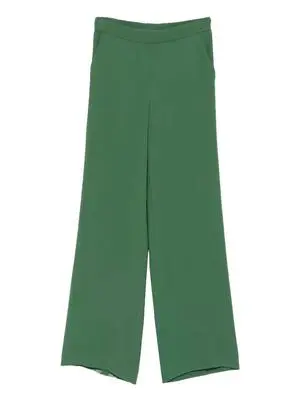 P.a.r.o.s.h Elasticated-waist Palazzo Pants - Green