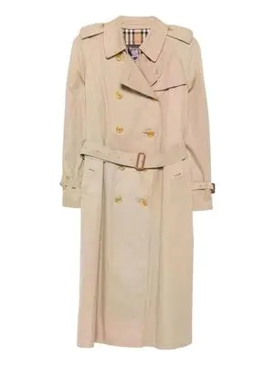 Burberry Double-breasted Trench Coat - Neutrals