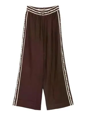 ALEMAIS ALEMAIS Lori Side-Stripe Drawstring Palazzo Pants