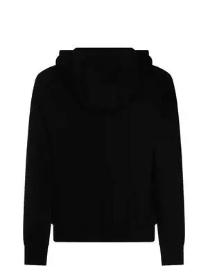THOM KROM Zip-up Drawstring Hoodie - Black