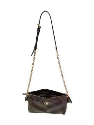 Valentino Garavani Valentino Garavani Small Panthea VLogo Signature Shoulder Bag Brown