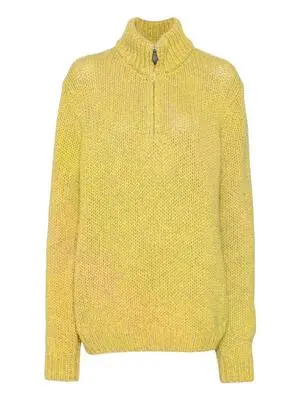 Hermès Quarter Zip Sweater - Yellow