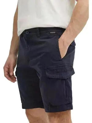 NAPAPIJRI Embroidered Logo Cargo Shorts - Blue