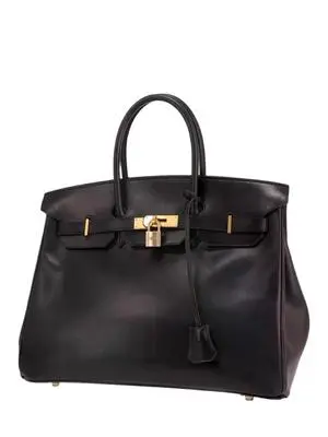 Hermès 2001 35 Birkin Tote Bag - Black