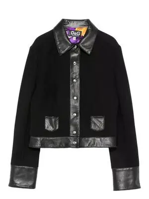 Dolce & Gabbana Classic Collar Jacket - Black