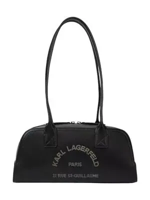 Karl Lagerfeld Small K/daily Elongated Zip Shoulder Bag - Black