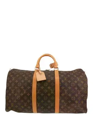 LOUIS VUITTON 50 Keepall Monogram Holdall - Brown