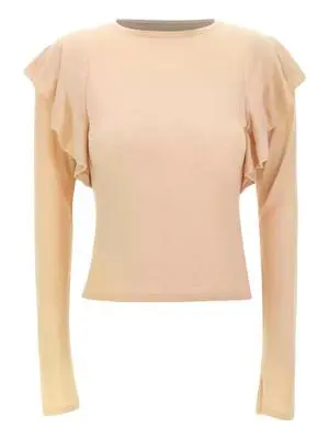 MARELLA Marella Selva Ruffled Long Sleeve T-Shirt