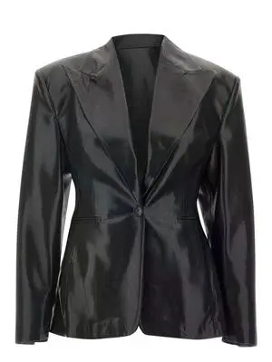 Andamane Ottavia Hourglass-silhouette Blazer - Black