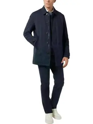 Paul & Shark Typhoon Platinum Suede-trim Jacket - Black