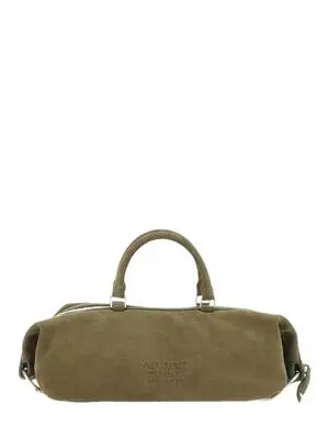 MARGESHERWOOD Suede Tote Bag - Green