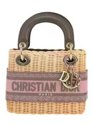 Dior Lady Wicker Mini Bag - Neutrals