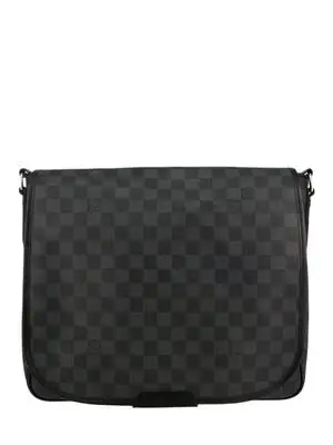 LOUIS VUITTON Daniel Damier Graphite Messenger Bag - Black